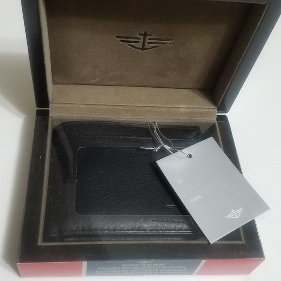 Dockers | Accessories | Dockers Slim Fold Genuine Soft Leather In A ...